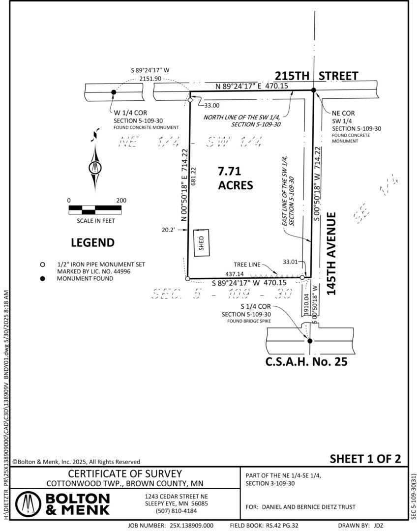 Dan & Bernice Dietz Estate Auction - Mages Land Company & Auction ...